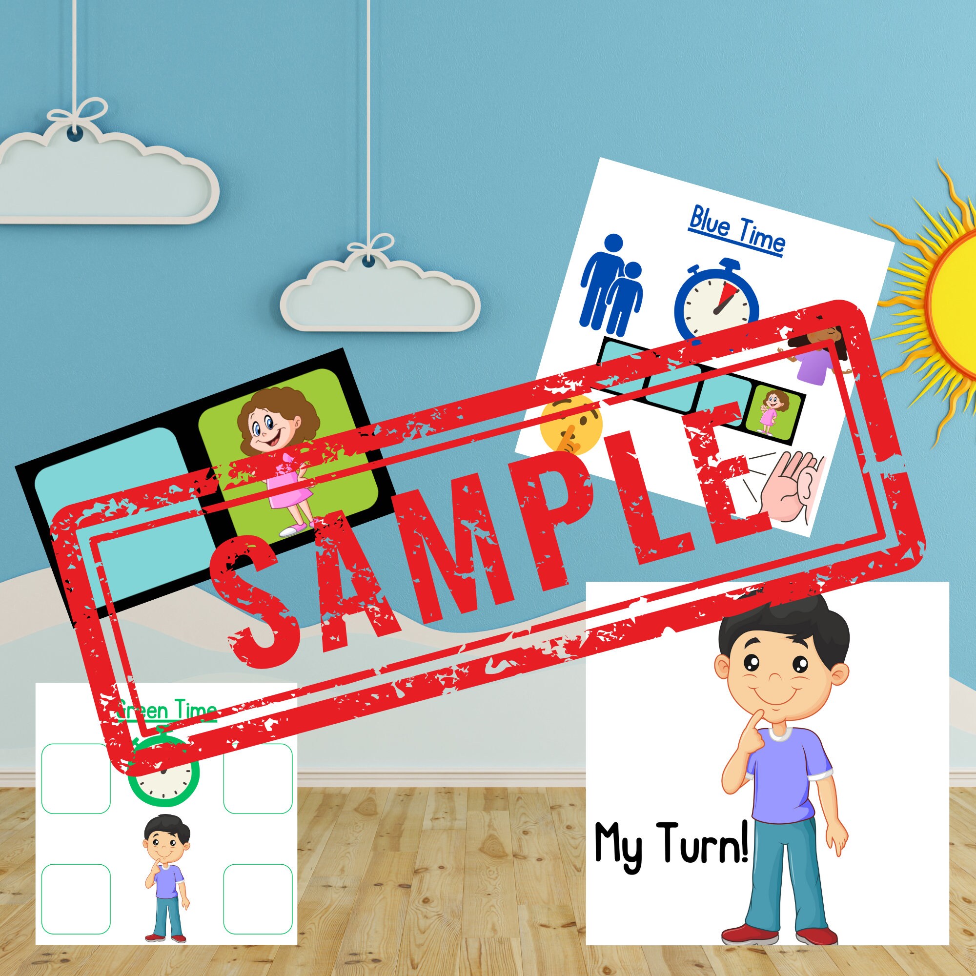 Myturn Visuals, My Way Protocol Companion Visuals, Girl and Boy Visuals ...