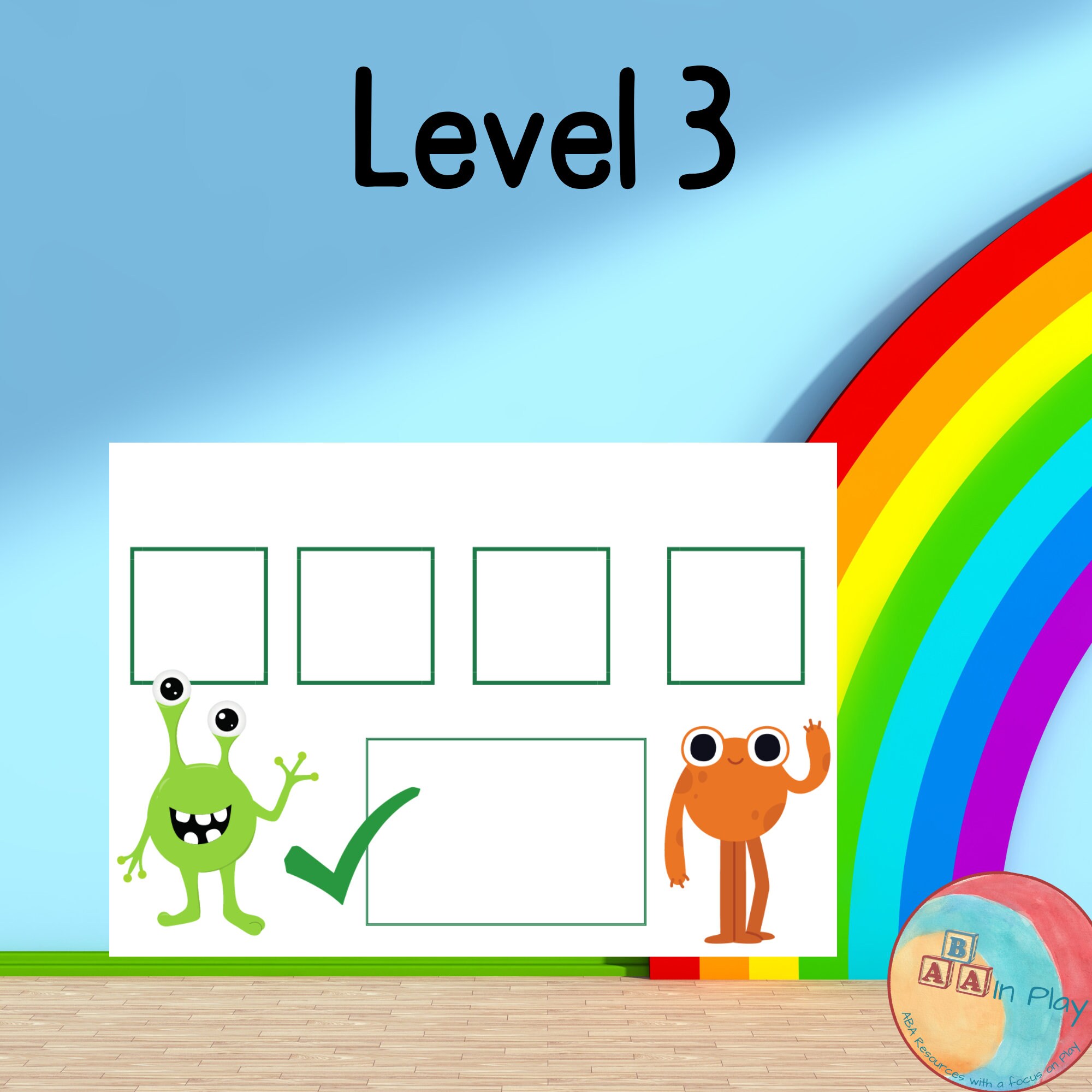 Monster Themed Visual Schedule, First/then, Visual Supports, Token ...