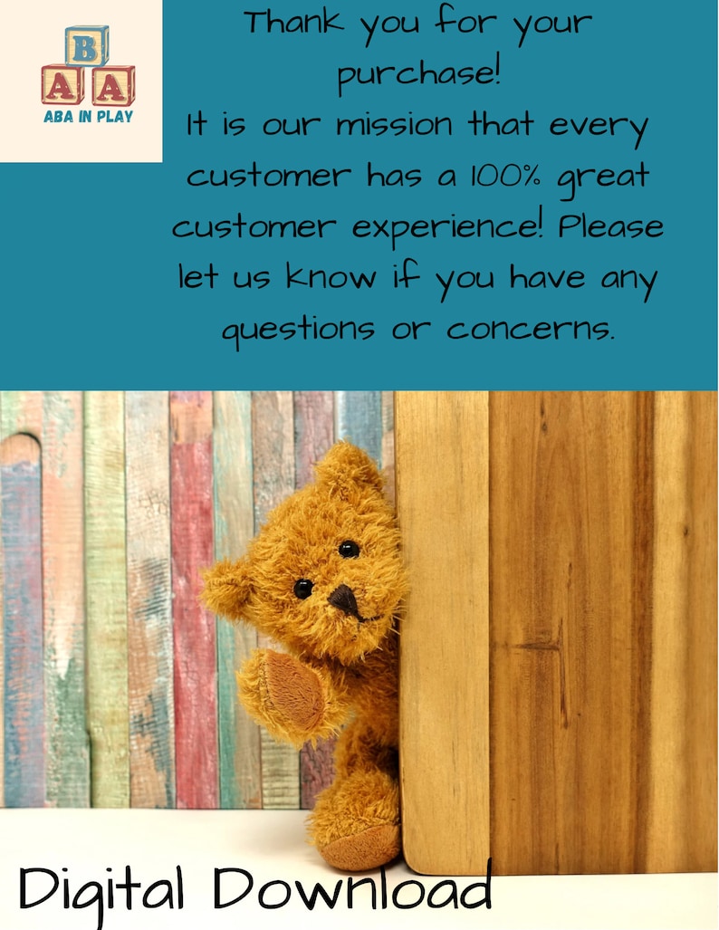 ABA Pairing Tracker, Pairing Checklist, and Free Operant Preference ...