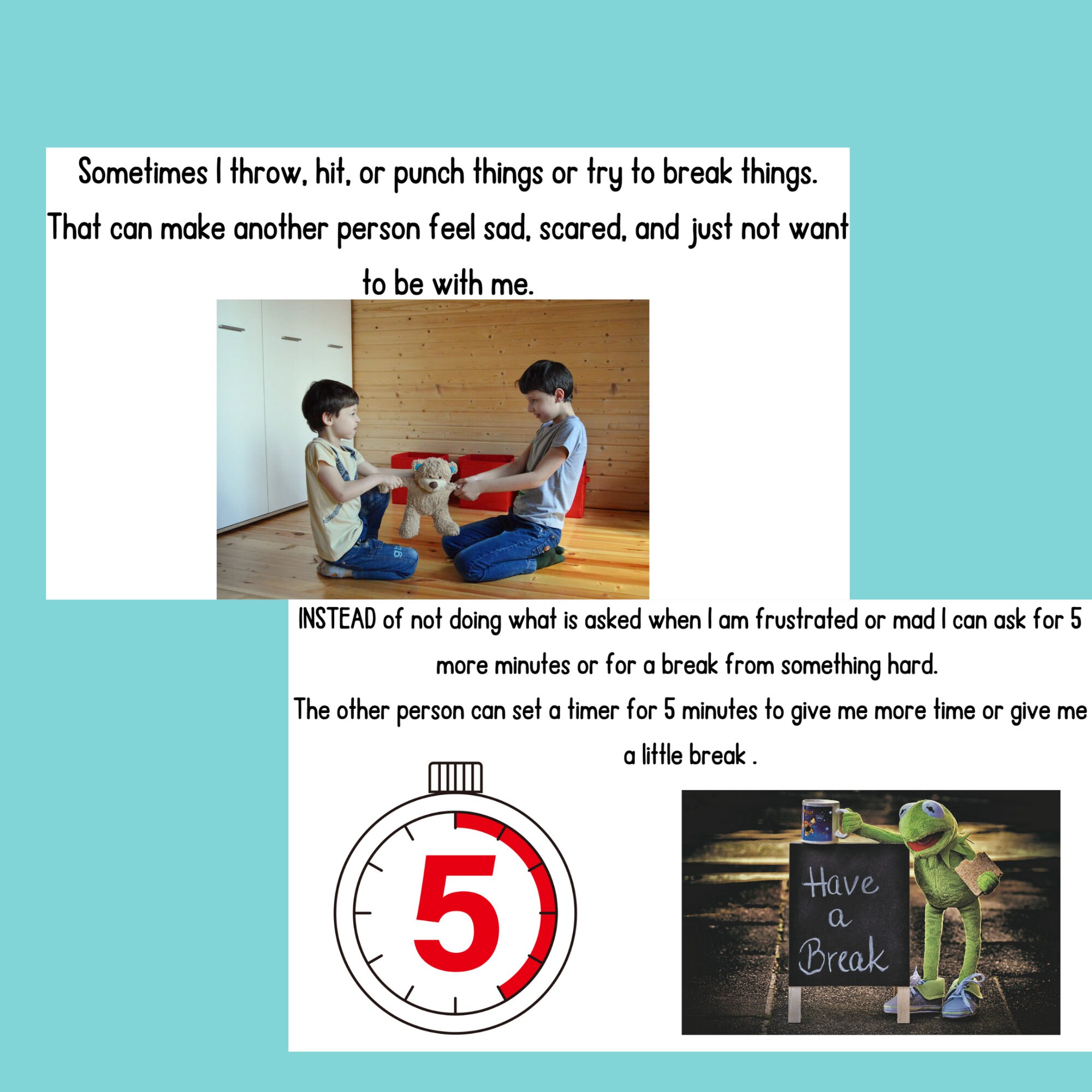 Social Story, Task Refusal and Yelling Social Stories, Social Story for ...