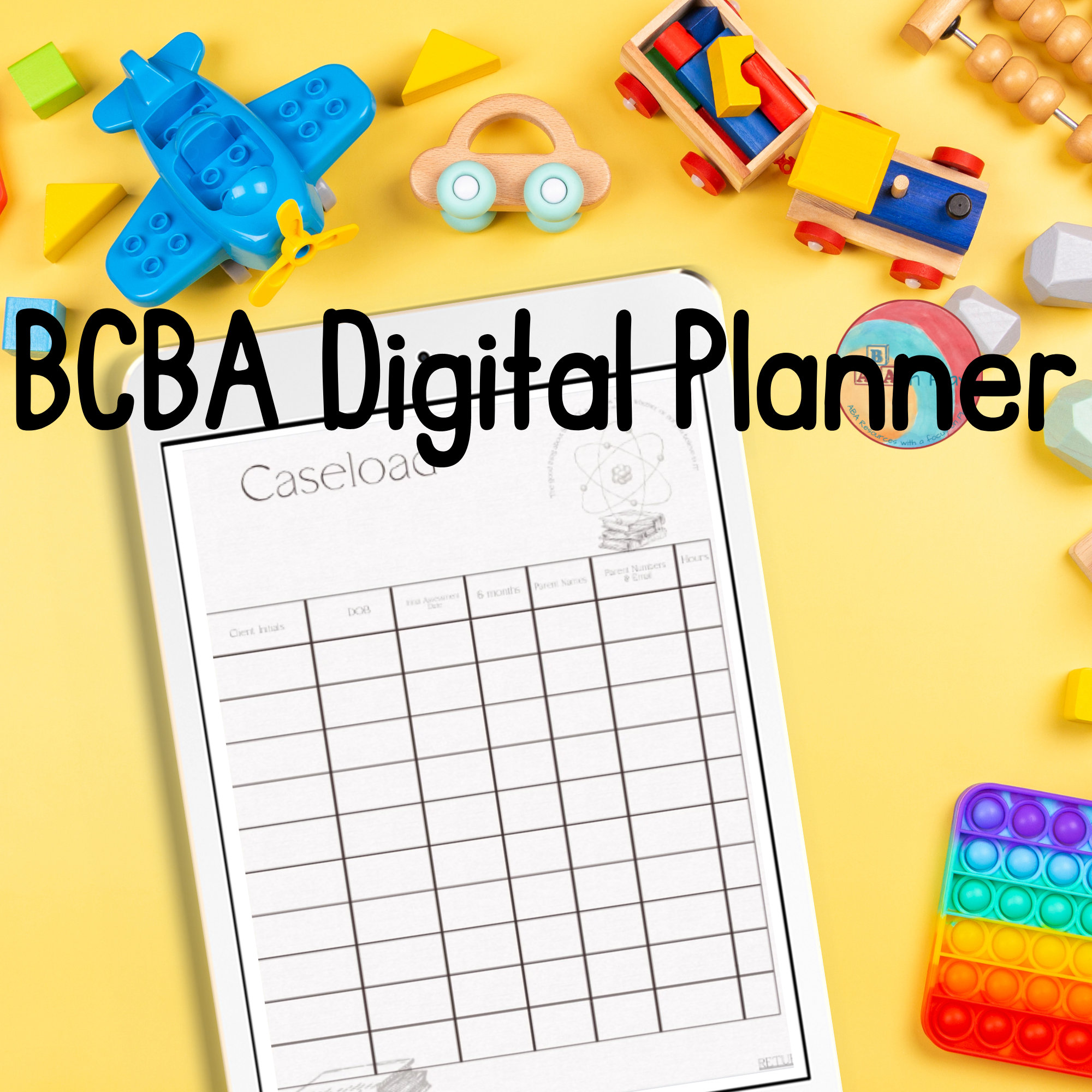 2023 BCBA Planner, Monthly, Weekly, and Daily Planner, Science Data ...
