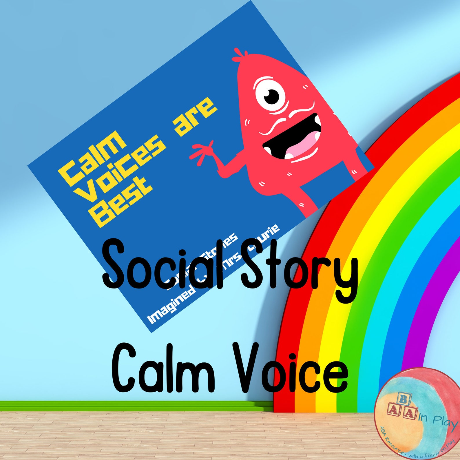 Social Story, Calm Voice, Monster Themed Calm Voices is Best Social ...