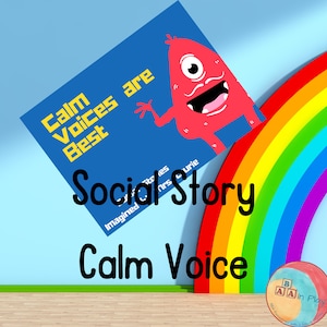 Social Story, Calm Voice, Monster Themed Calm Voices is Best Social ...
