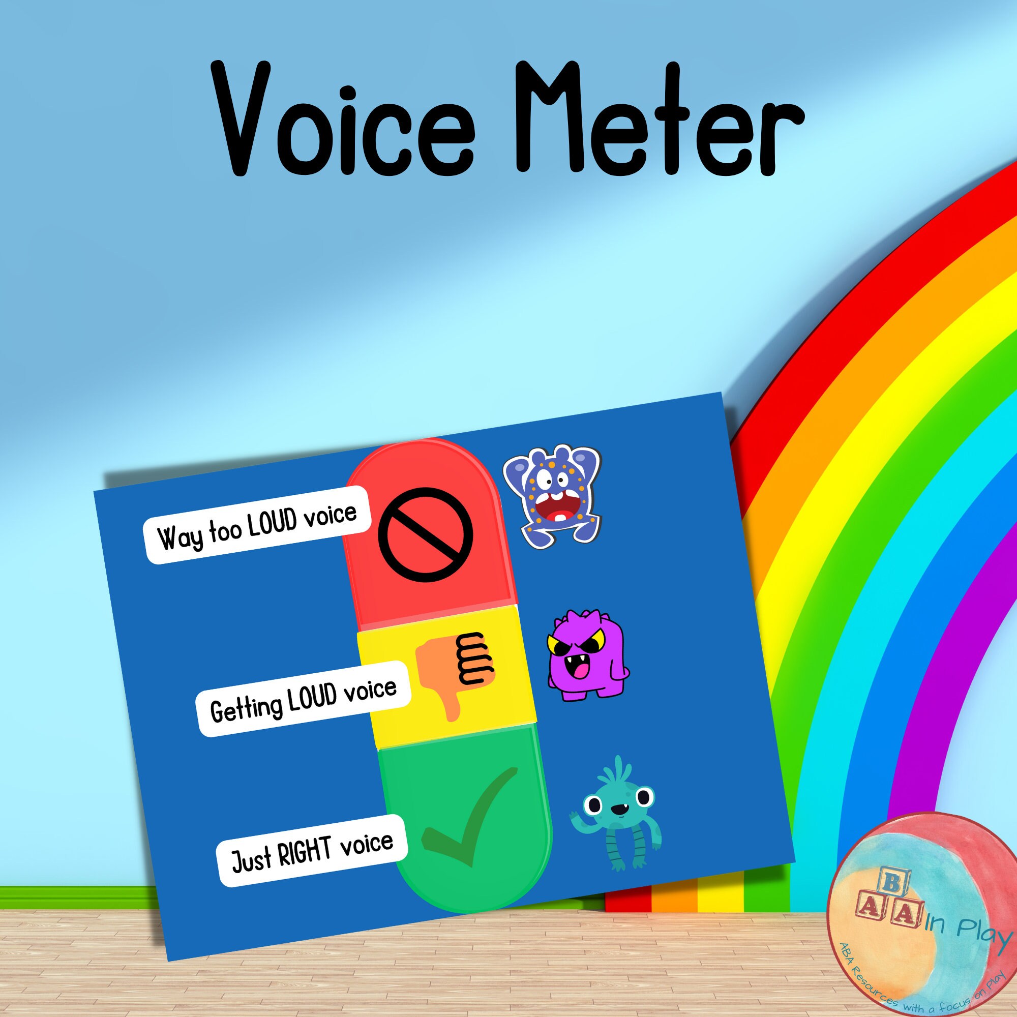 Social Story, Calm Voice, Monster Themed Calm Voices is Best Social ...
