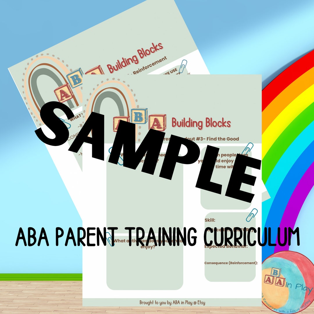 ABA Parent Training Curriculum Lesson 3, Behavior Management, Applied ...