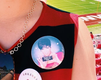 Arkansas Razorbacks Game Day Button, Number One Fan, Trendy Football ...