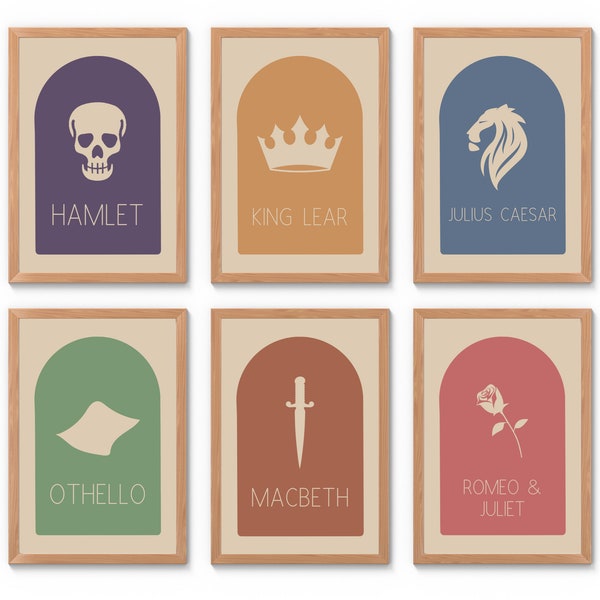 Shakespeare Poster - Etsy