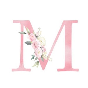 Pink Printable Alphabet Letters for Baby's Room - Multiple Sizes (4x6 ...