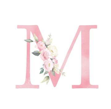 Alfabeto Rosa Imprimible, Letras para Enmarcar para Cuarto de Bebé ...