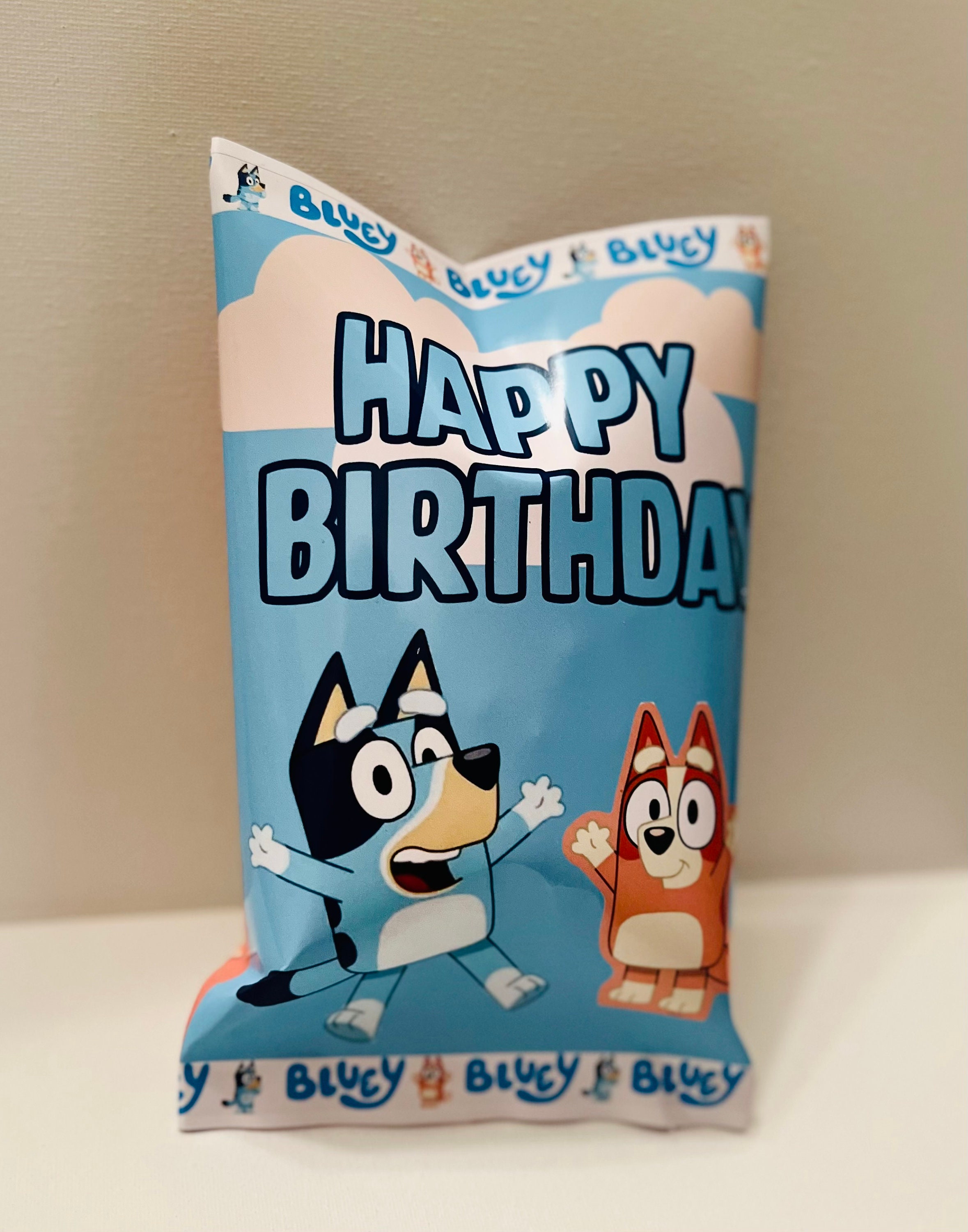 BLUEY Chip Bags and Bottle of Water Labels Printout - Etsy UK