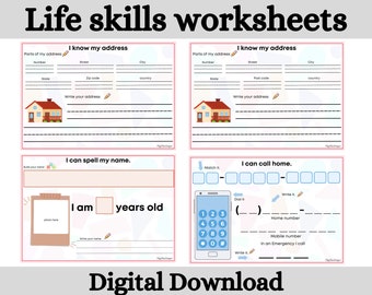 COPING SKILLS Worksheets 20 Worksheets for Exploring Coping - Etsy