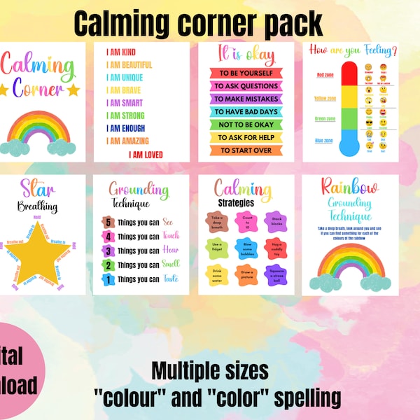 Printable Corner Art - Etsy