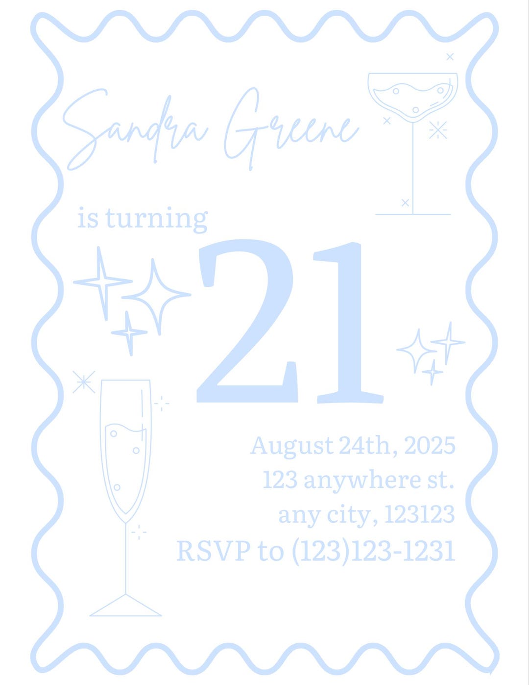 DIGITAL Invitation | Customizable | MESSAGE for CUSTOMIZATION - Etsy