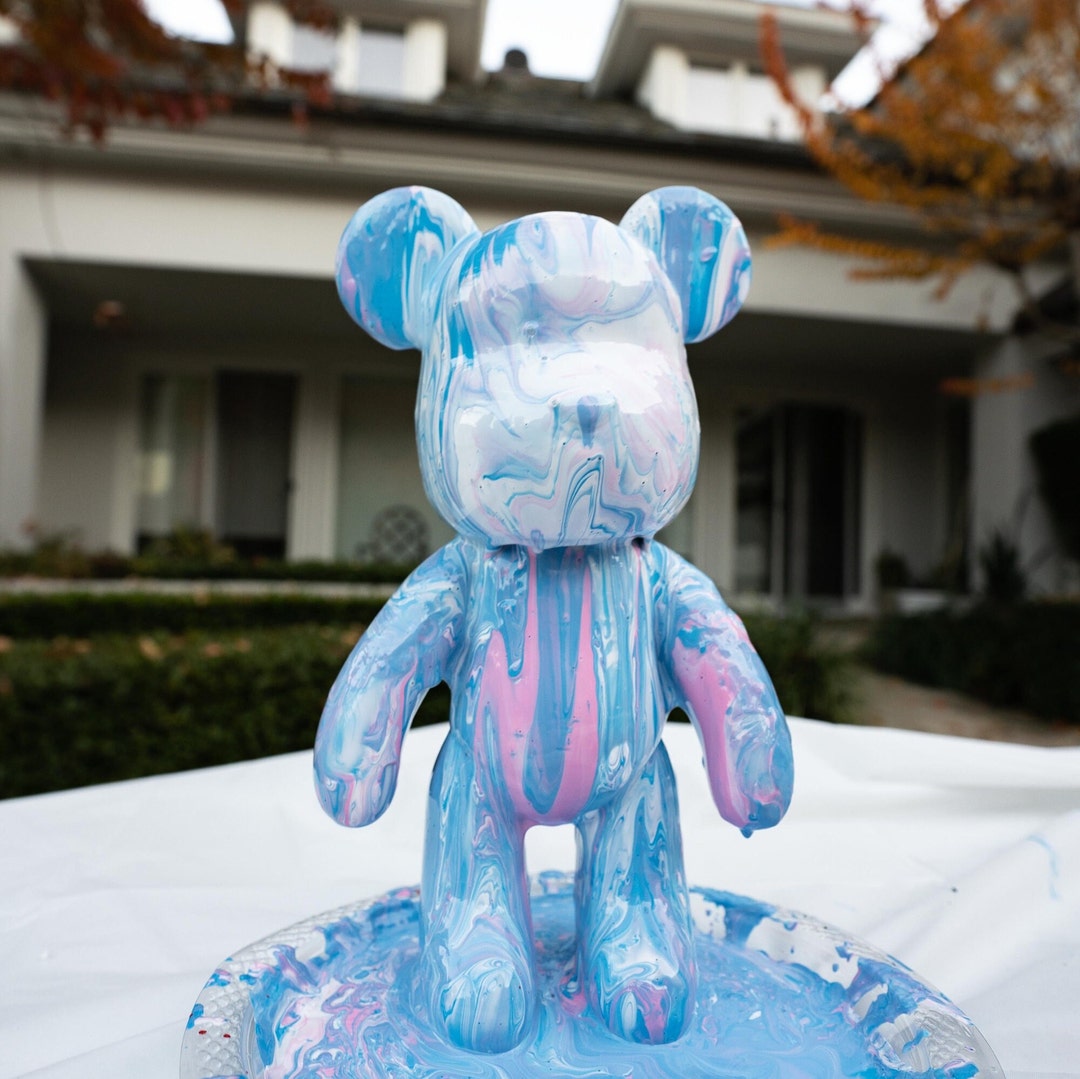 DIY Fluid Bear Painting Set, Acrylic Pour Painting Bearbear Studios - Etsy