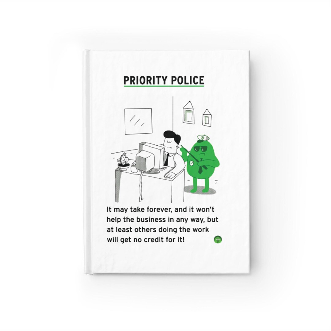 Priority Police Journal | Micromanager Gift | Red Tape Lover | Funny ...