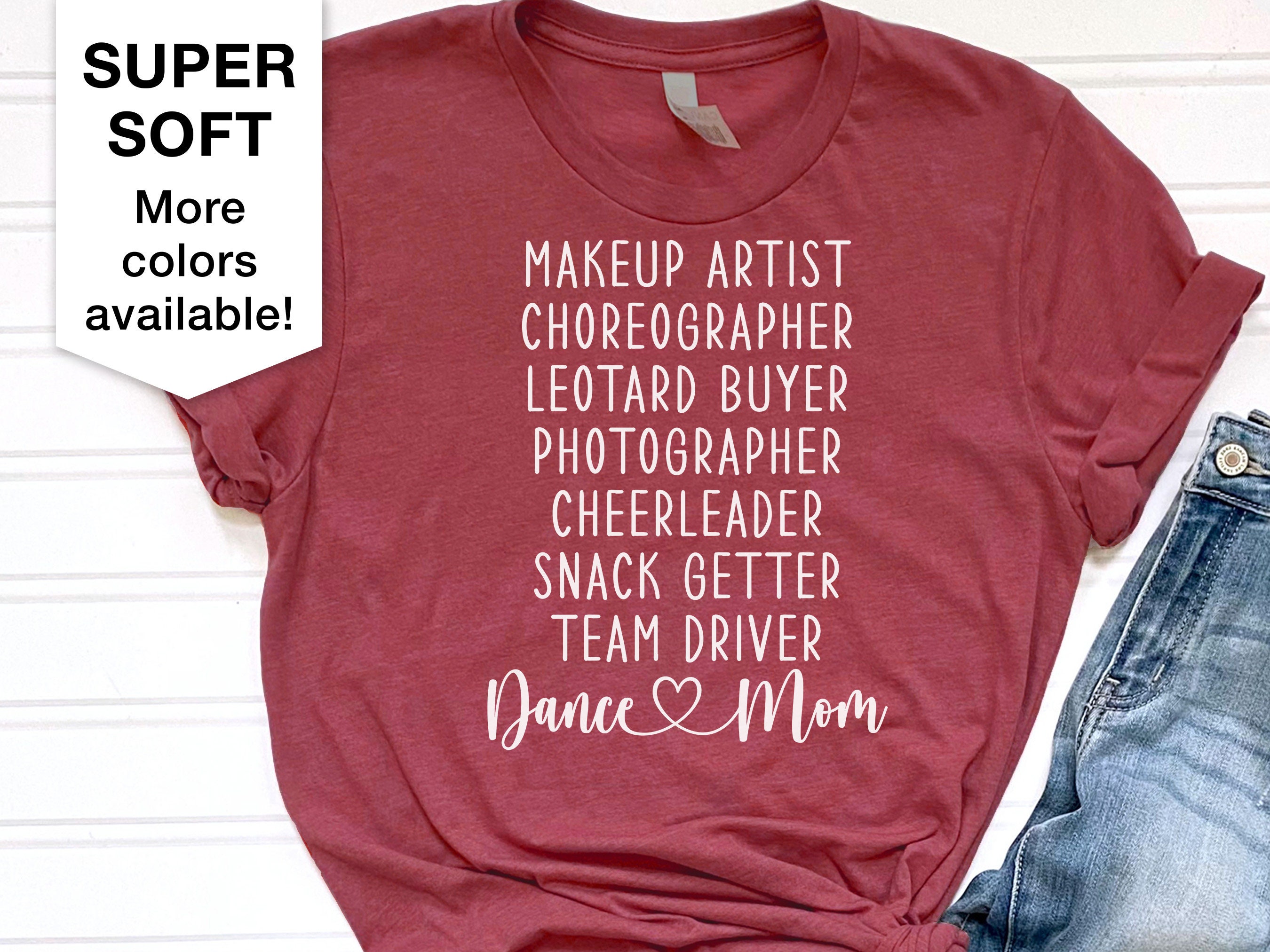 Dance Mom Shirt, Favorite Mom Tee, Dance Lover Mom Gift, Dance Mama ...