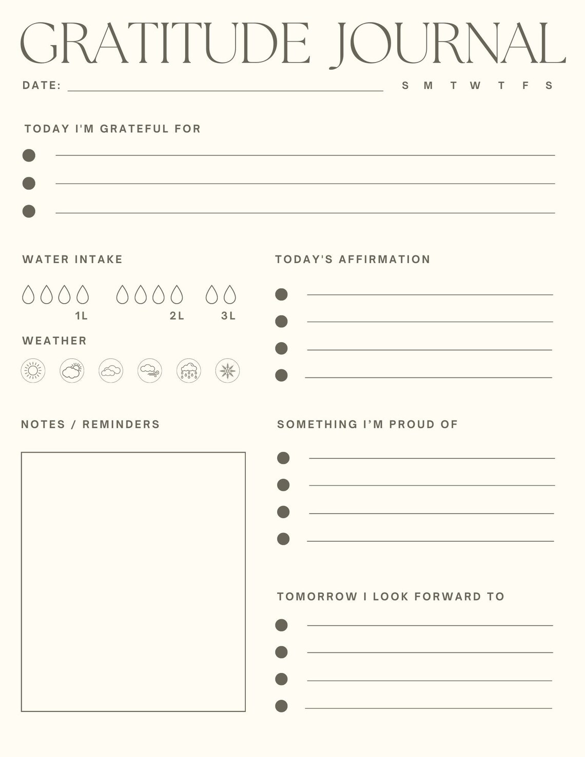 Gratitude Journal, Daily Gratitude Journal, 2023 Gratitude Journal ...