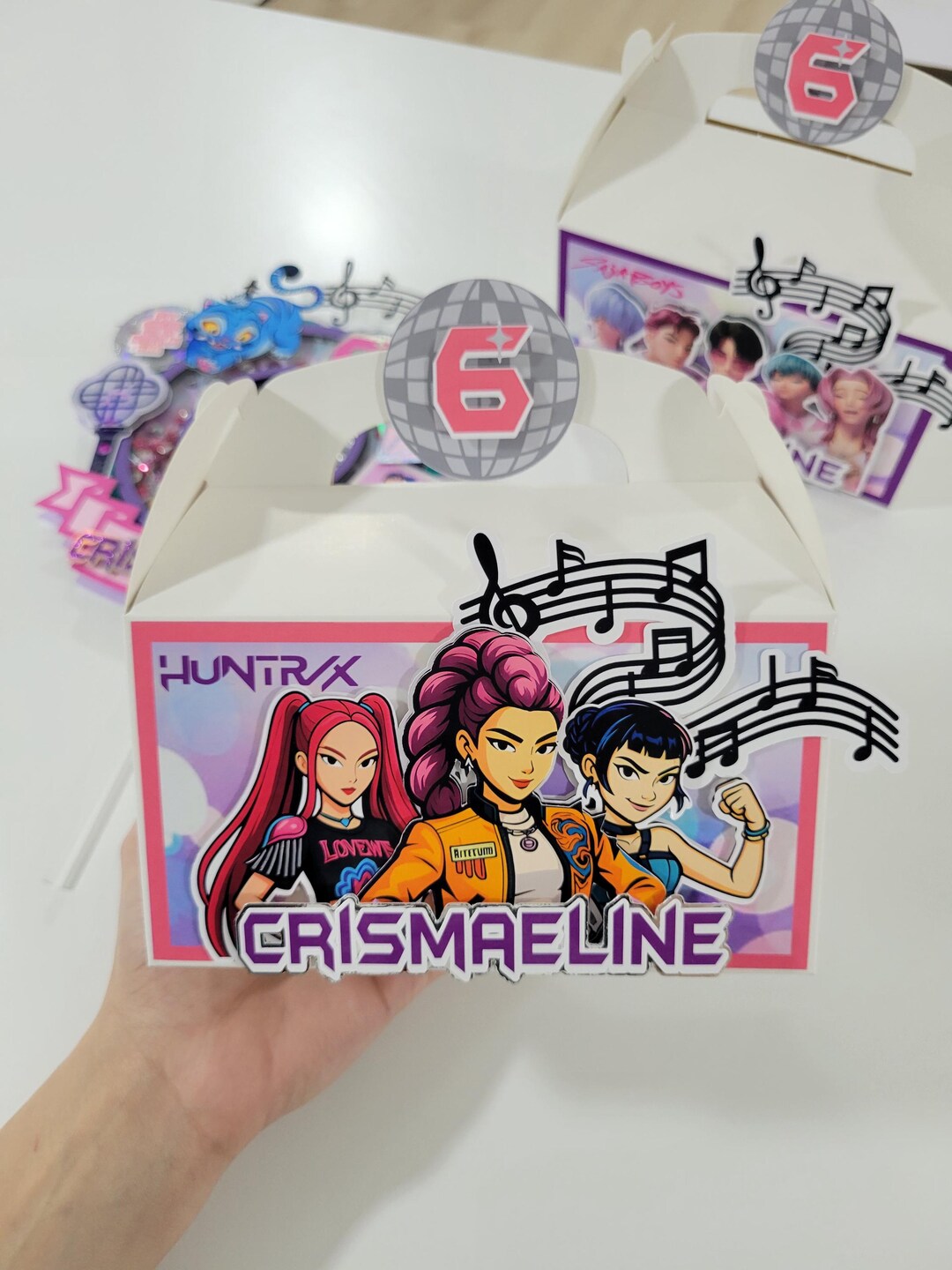 Kpop Demon Hunters/huntrix Themed Favor Boxes - Etsy Canada