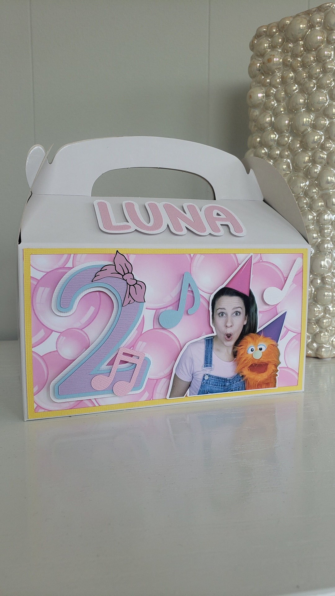 Ms. Rachel Pastel Favor Boxes, Songs for Littles, Ms Rachel White Gable ...