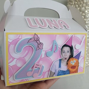 Ms. Rachel Pastel Favor Boxes, Songs for Littles, Ms Rachel White Gable ...