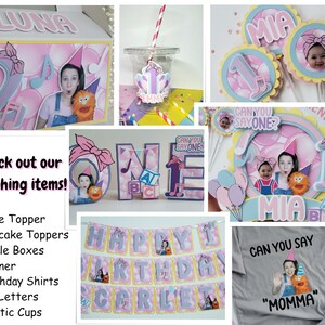 Ms. Rachel Theme 3D Letters, Ms Rachel Birthday Decor, Miss Rachel ...