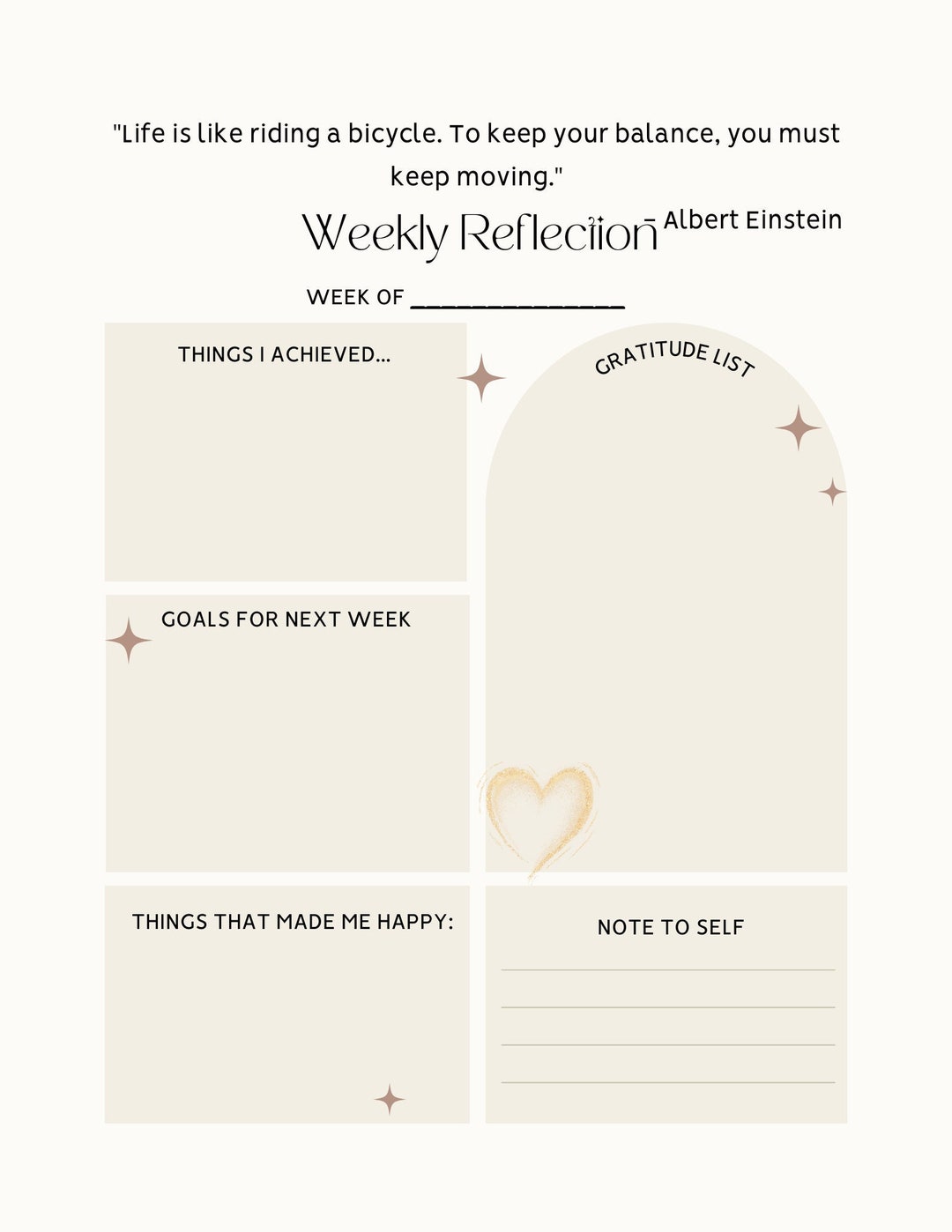 Reflection and Motivation Journal Pages - Etsy
