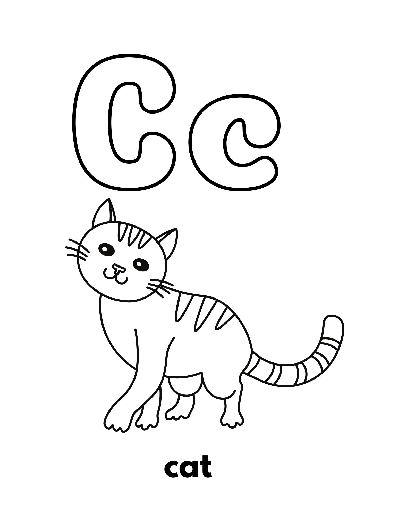 ABC Animal Coloring Pages - Etsy