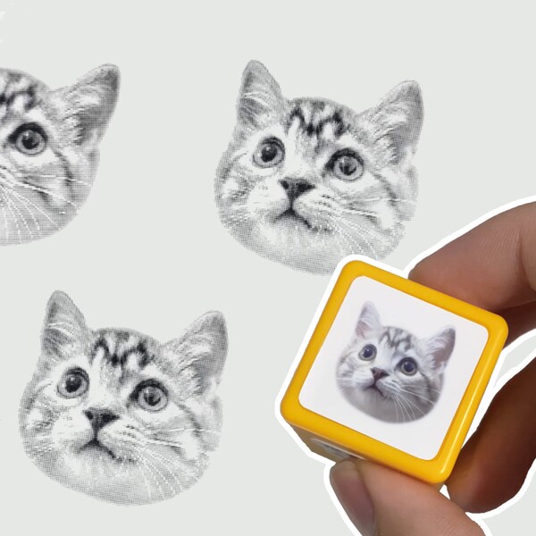 Cat Stamp - Etsy
