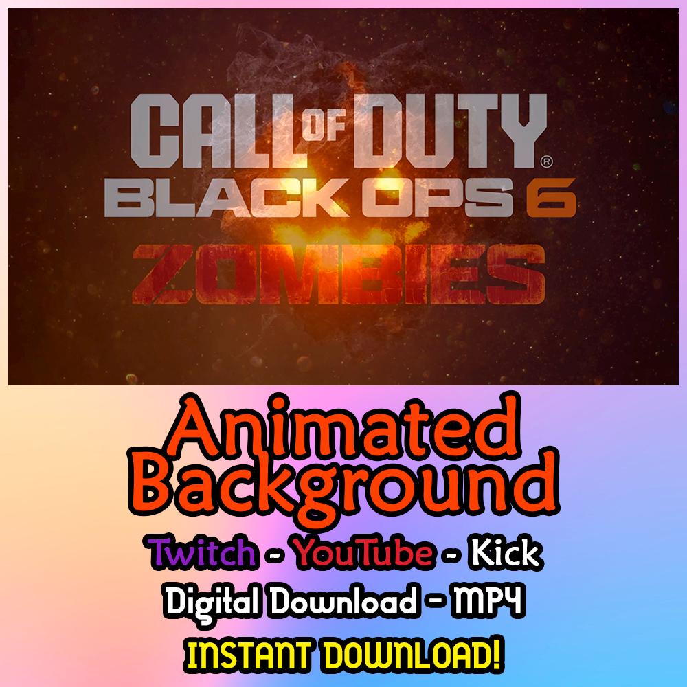 Animated Background Call of Duty: Black Ops 6 - Twitch - Youtube - Kick ...