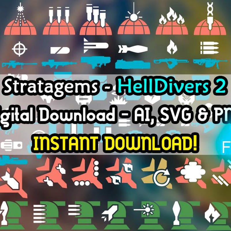 Helldivers Png - Etsy
