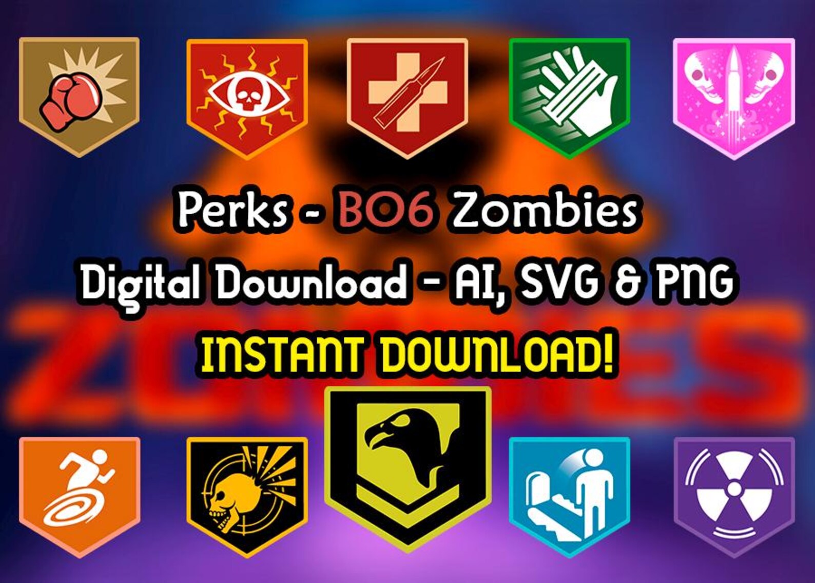 Soda Perk Black Ops 6 Perks Zombies BO6 Zombies COD ai SVG PNG - Etsy