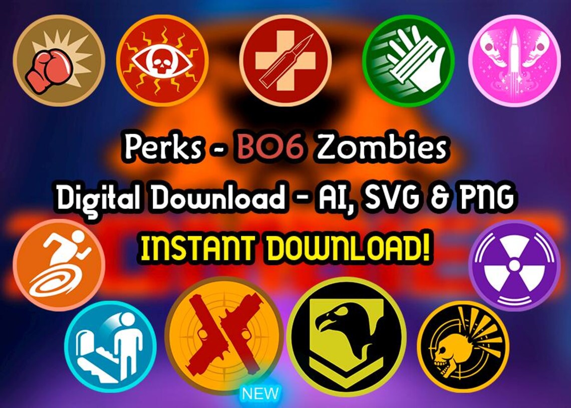Soda Perk Black Ops 6 - Perks Zombies - BO6 Zombies - COD -ai - SVG ...