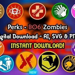 Soda Perk Black Ops 6 - Perks Zombies - BO6 Zombies - COD -ai - SVG ...