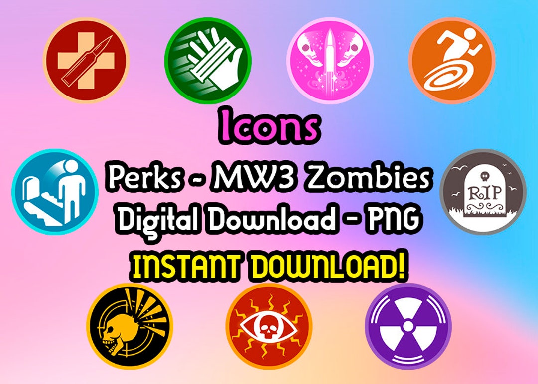 Soda Perk - Perks Zombies - Icons - Emblems - MW3 Zombies - COD - Etsy