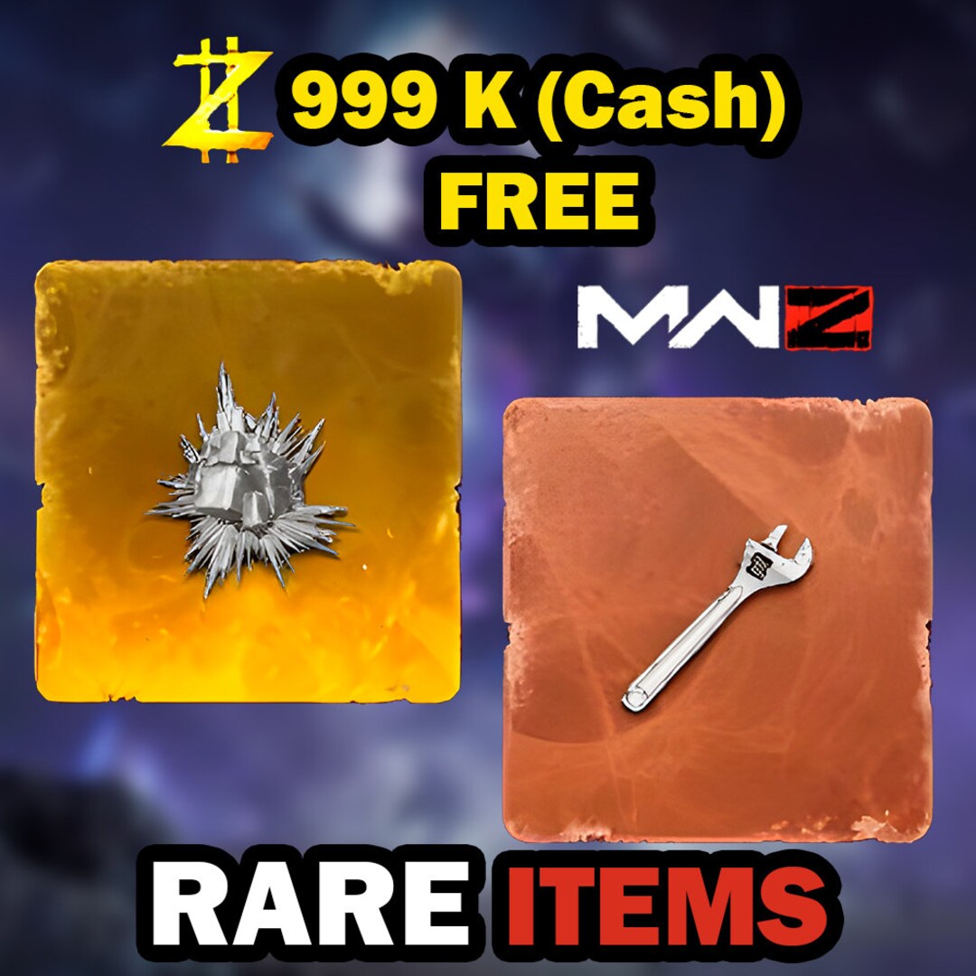 MW3 Zombies MWZ COD Rare Items instant Drop Cash 999k - Etsy