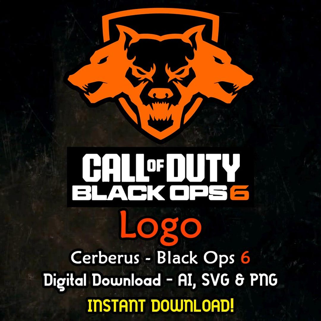 Call of Duty: Black Ops 6 Logo Black Ops 6 BO6 Logo Ai SVG PNG COD ...