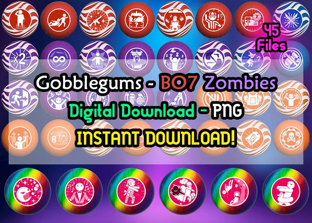 Gobblegums Black Ops 7 Zombies Icons - Gobblegums Zombies - BO7 Zombies ...