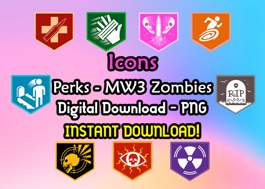Soda Perk - Perks Zombies - Icons - MW3 Zombies - COD - Etsy