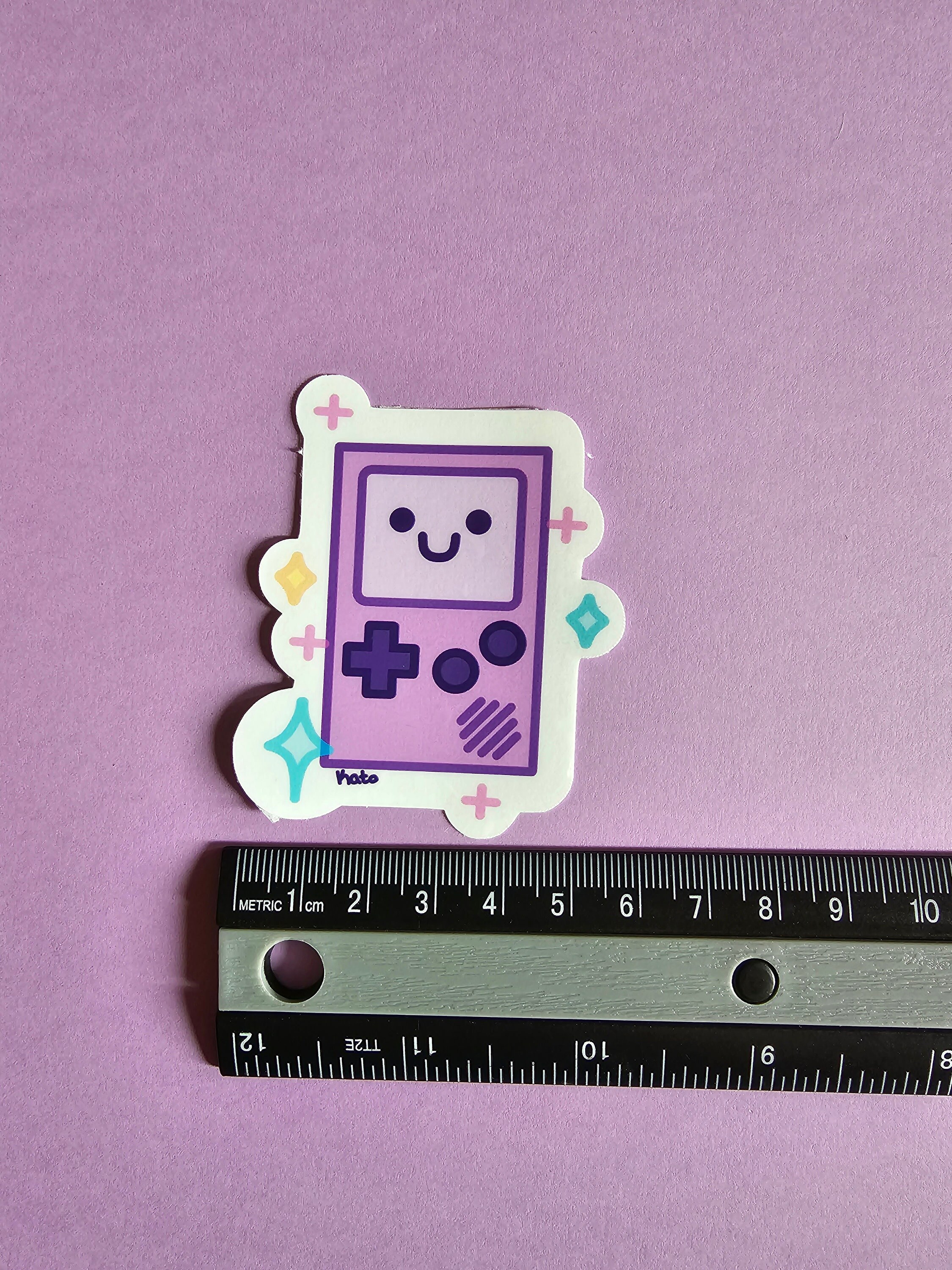 Chibi Handheld Console Sticker Waterproof Kawaii Durable Laptop Sticker ...