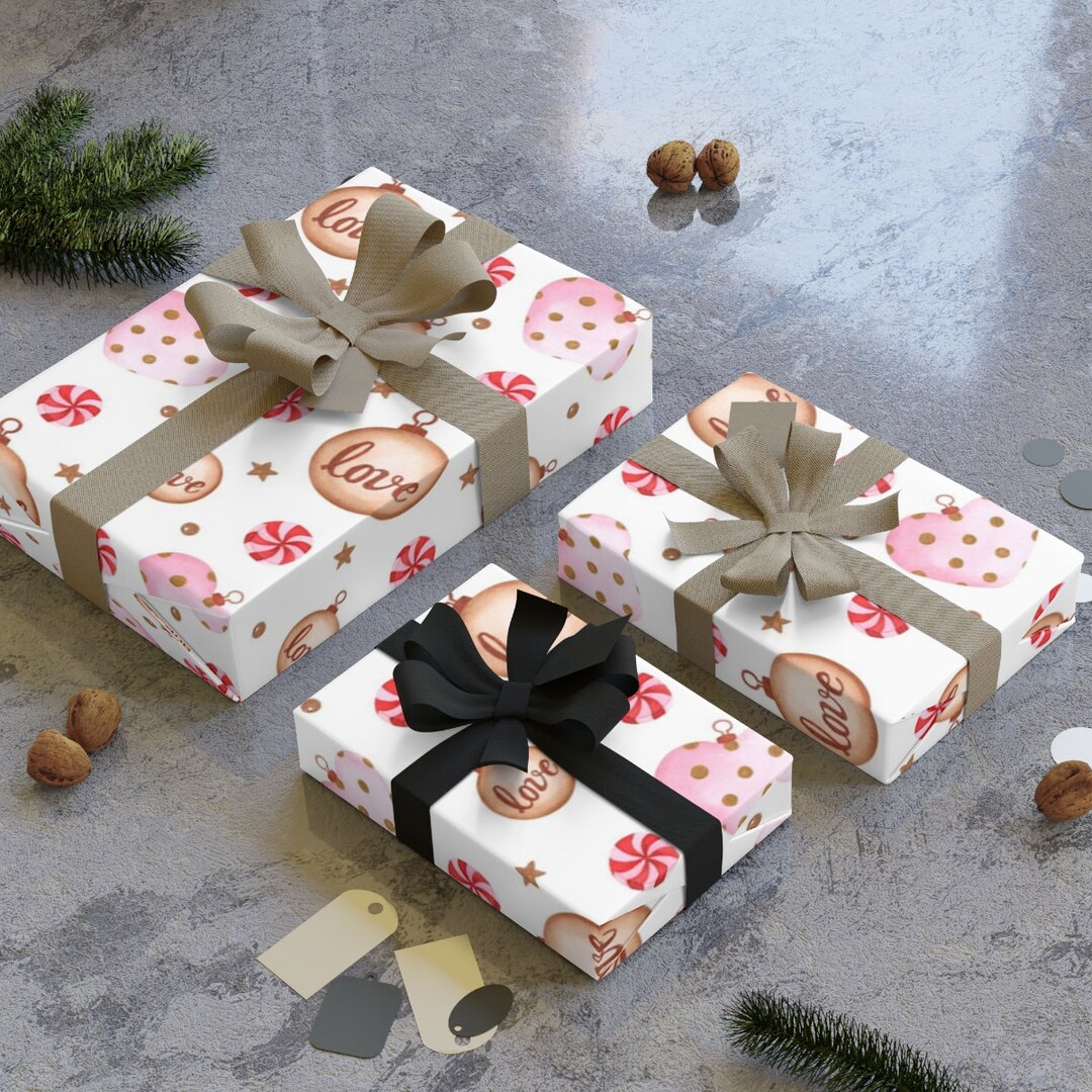 Christmas Love Gift Wrapping Paper Rolls, 1pc - Christmas Love - Gift ...