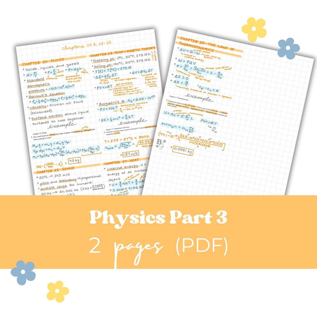 Physics Notes Physics Study Guide Introduction to Physics Physics ...
