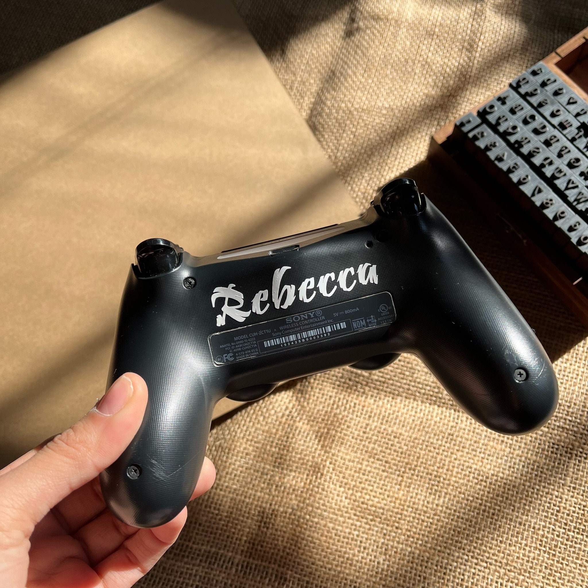 Gaming Controller Name Tag, PS5, PS4, XBOX, Name Decal - Etsy