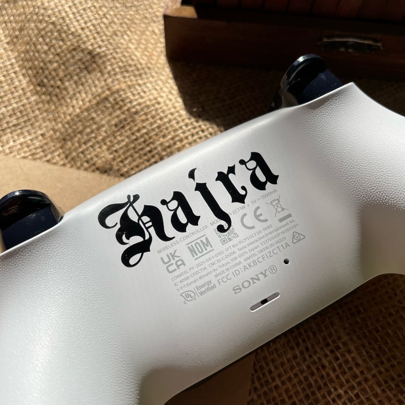 Gaming Controller Name Tag, PS5, PS4, XBOX, Name Decal - Etsy