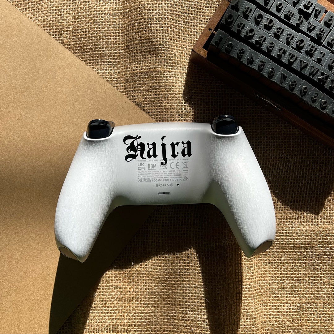 Gaming Controller Name Tag, PS5, PS4, XBOX, Name Decal - Etsy