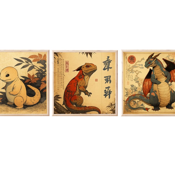 Charmander Evolution - Etsy