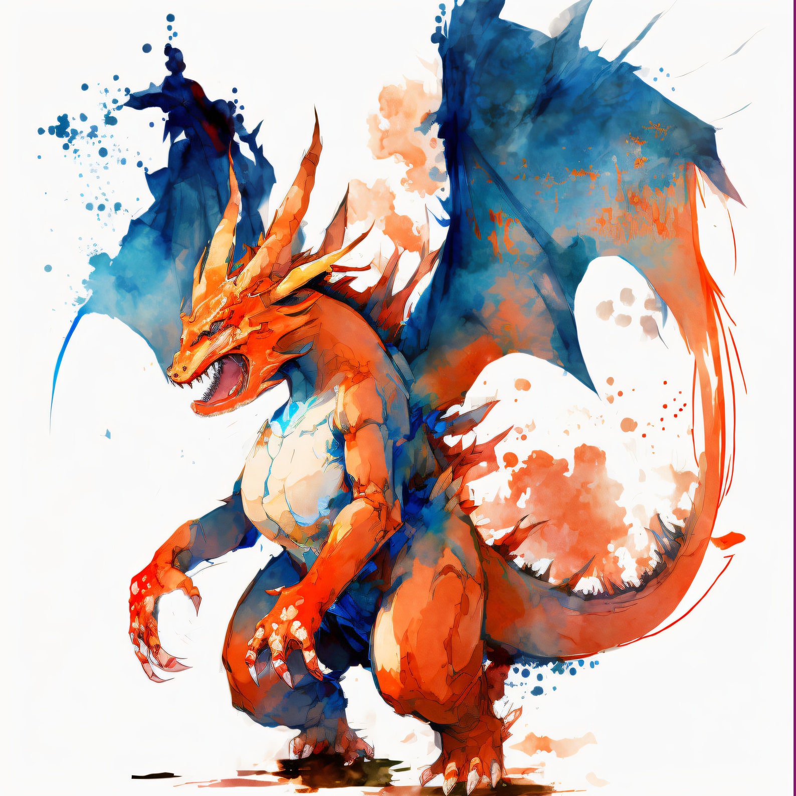 Charizard Evolution Pokemon Printable Wall Art Set, DOWNLOAD and Print ...