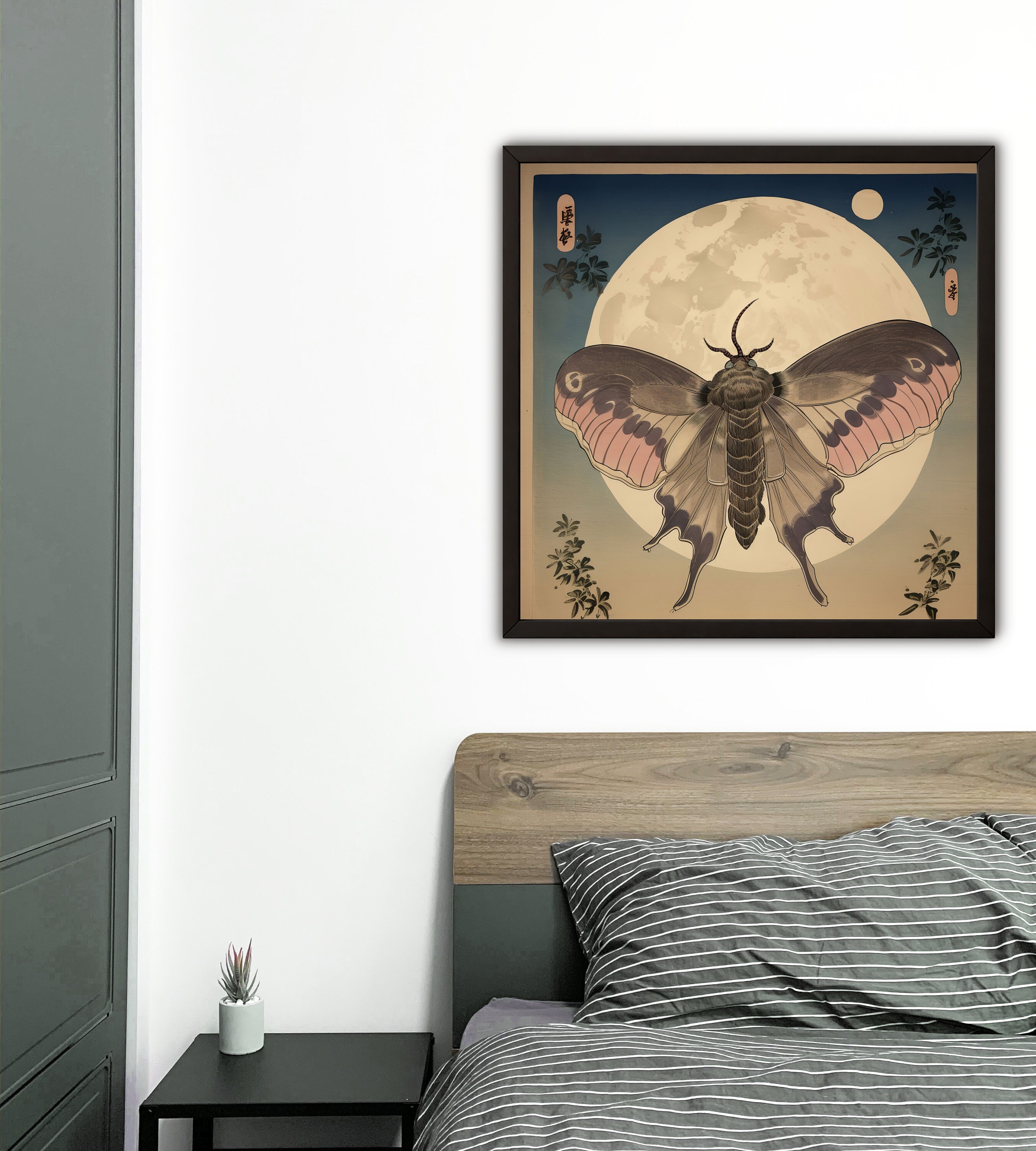 Ukiyo-e Venomoth Poster, Japanese-inspired Pokémon Art, Matte Finish ...