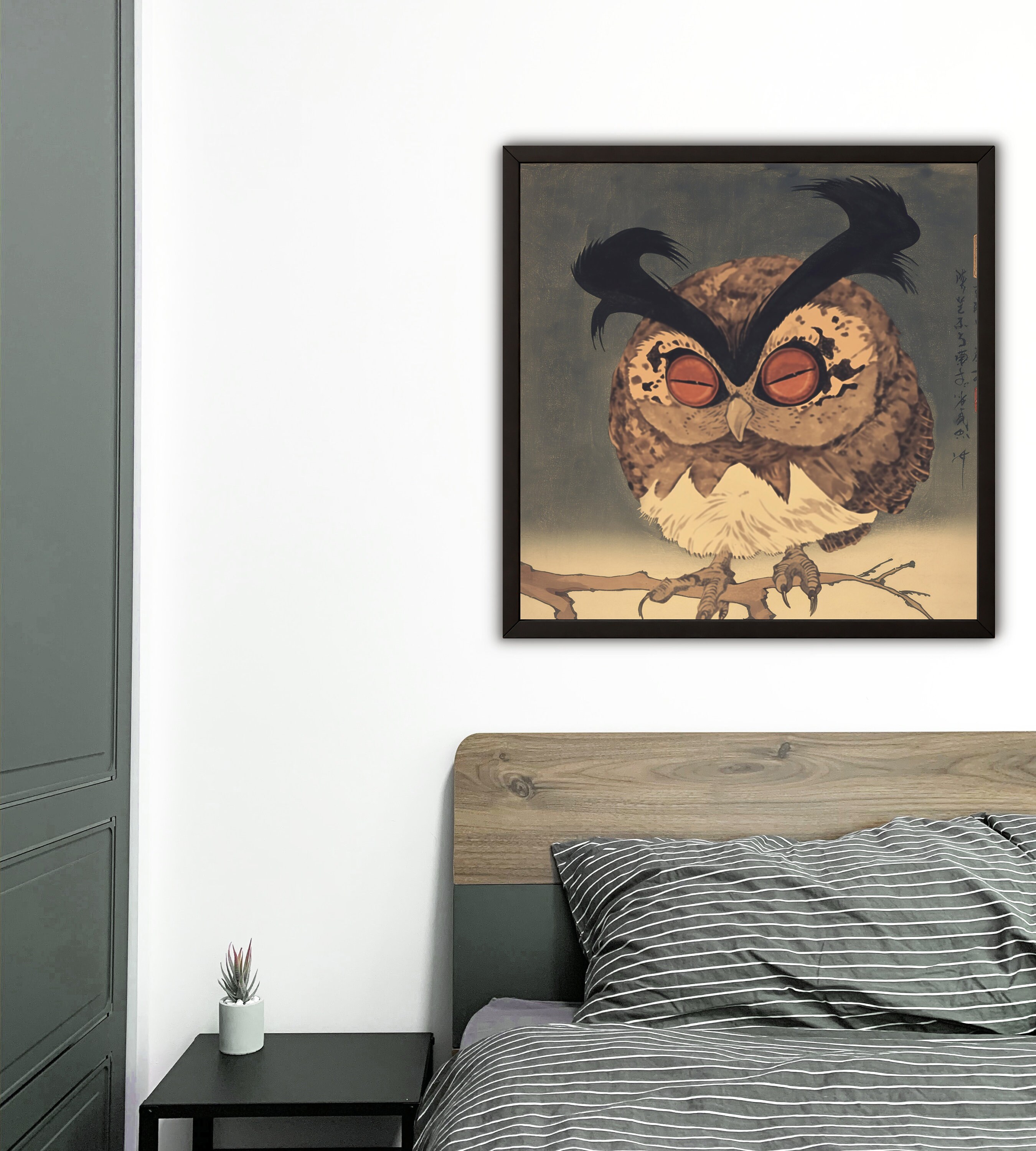 Hoothoot Pokemon Wall Art - DOWNLOAD ONLY, Vintage Ukiyo-e Style ...