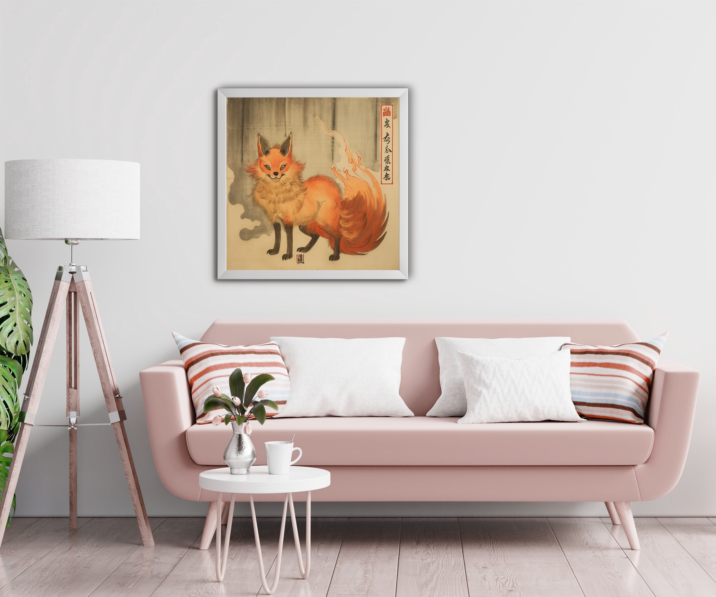 Ukiyo-e Vulpix Poster, Japanese-inspired Pokémon Art, Matte Finish ...