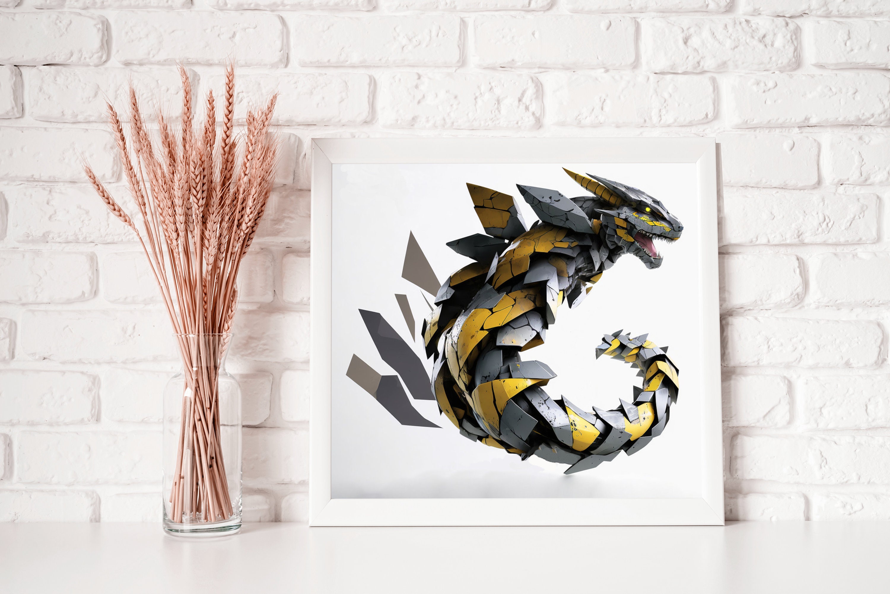 Steelix Pokemon Wall Art or Poster, DOWNLOAD ONLY | Pokemon Inspired ...